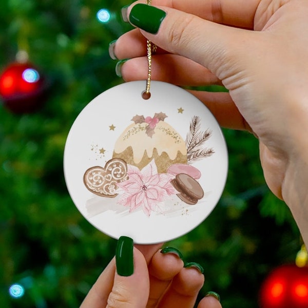 Flat Round Ornament - Etsy