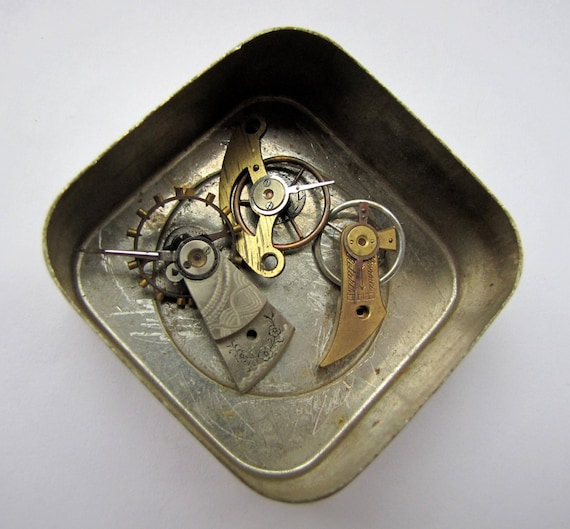 Antique Vtg Pocket Watch Balance Cock Wheel Hairspring | Etsy