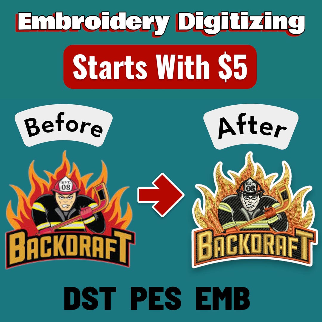 Logo Digitizing for Embroidery | Custom Artwork to Clean Stitch Files ...