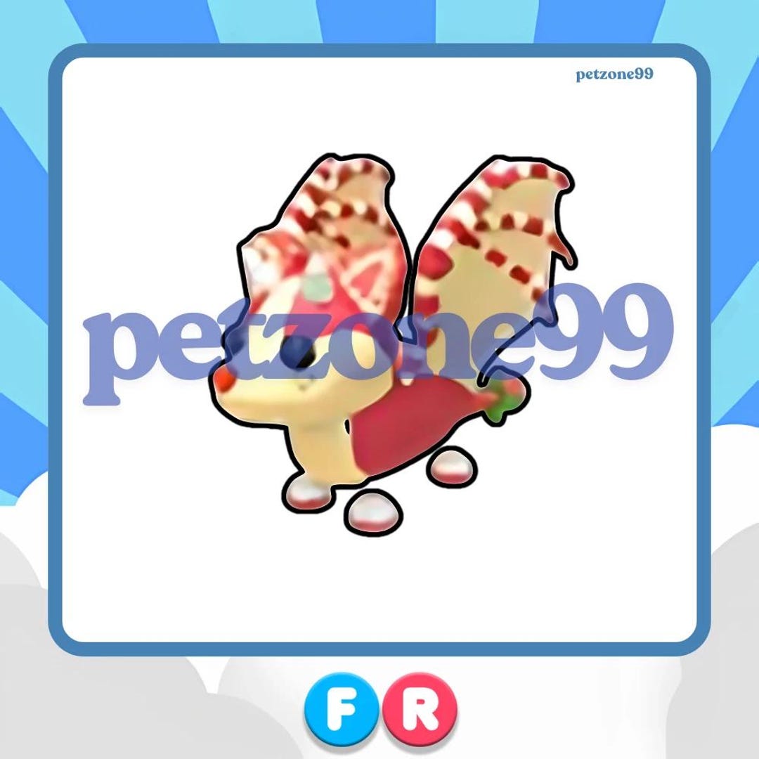Strawberry Bat Dragon Roblox Adopt Me - Etsy