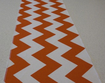 11 x 72 Inch Tangerine Orange Gingham Check Table Runner | Etsy