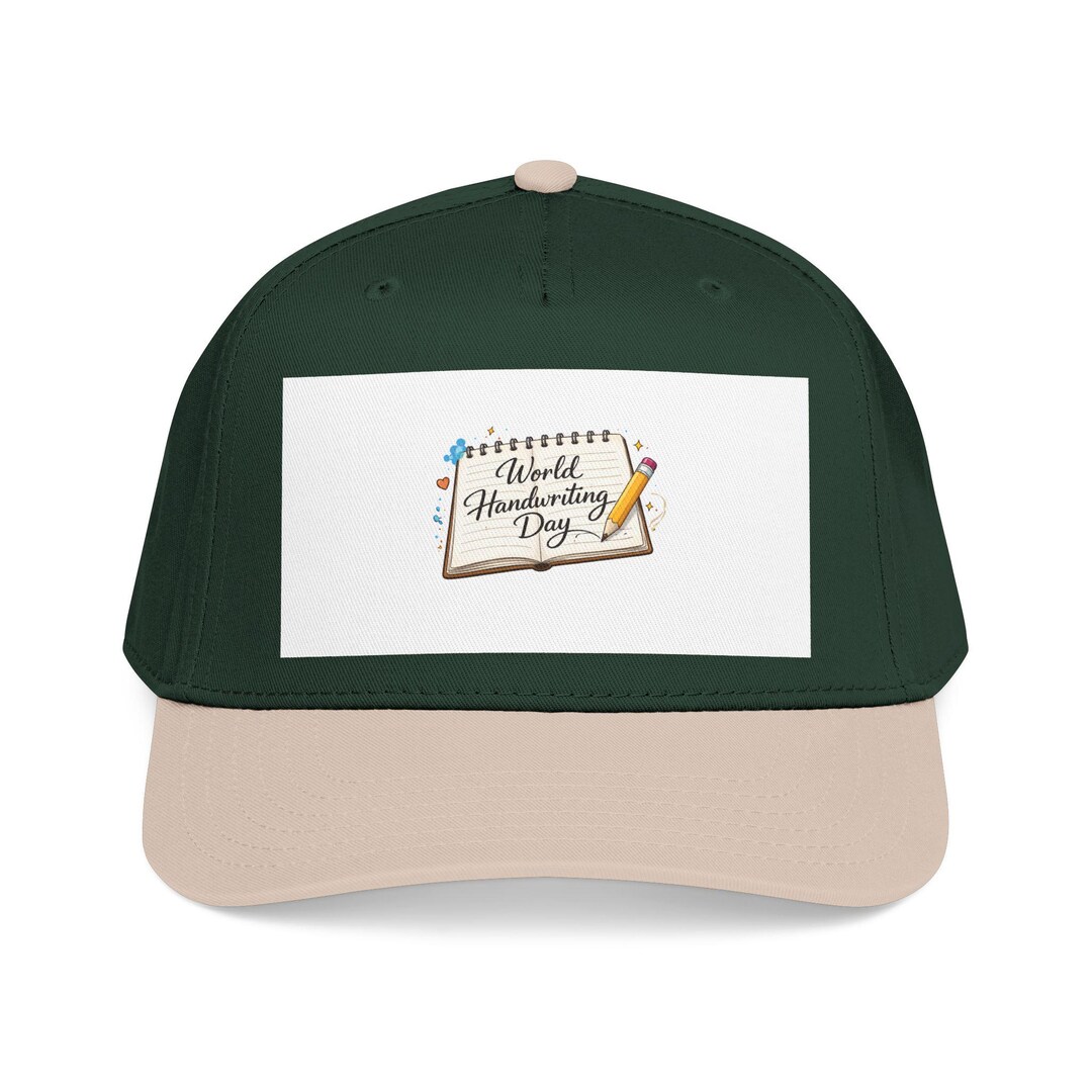 World Handwriting Day Notebook Illustration Baseball Cap | Pencil ...