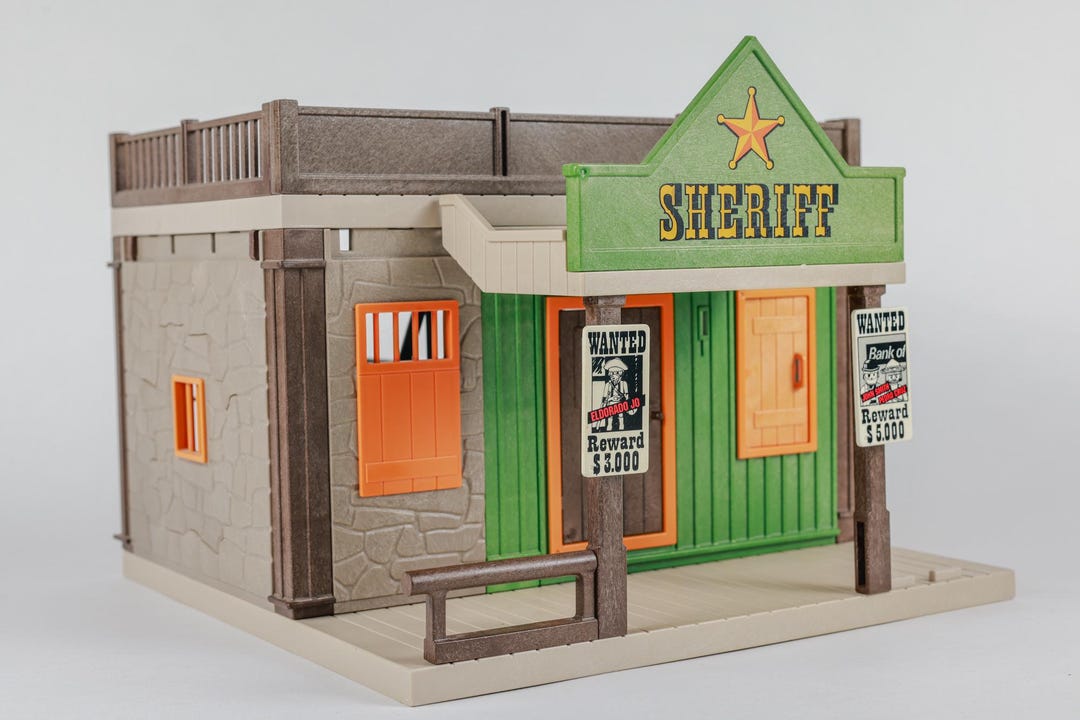 Vintage Playmobil Sheriff Office 7378 – Western Town Jail (incomplete ...