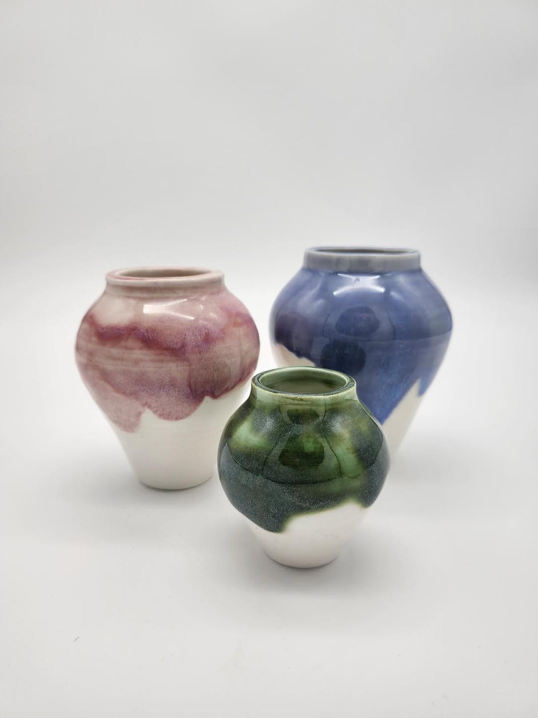 Handmade Porcelain Vase - Multiple Colors - Etsy