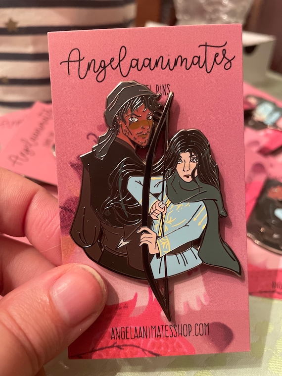 We Hunt the Flame Zafira & Nasir Bookish Pin Bookish Book - Etsy