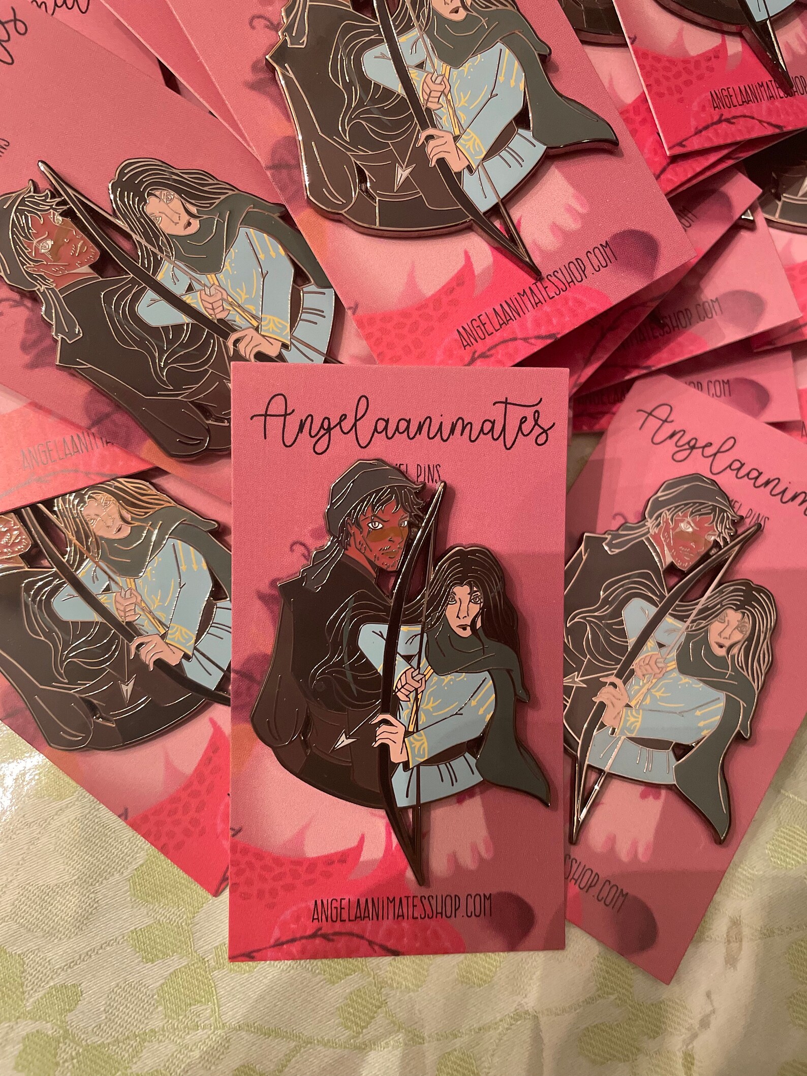 We Hunt the Flame Zafira & Nasir Bookish Pin Bookish Book - Etsy