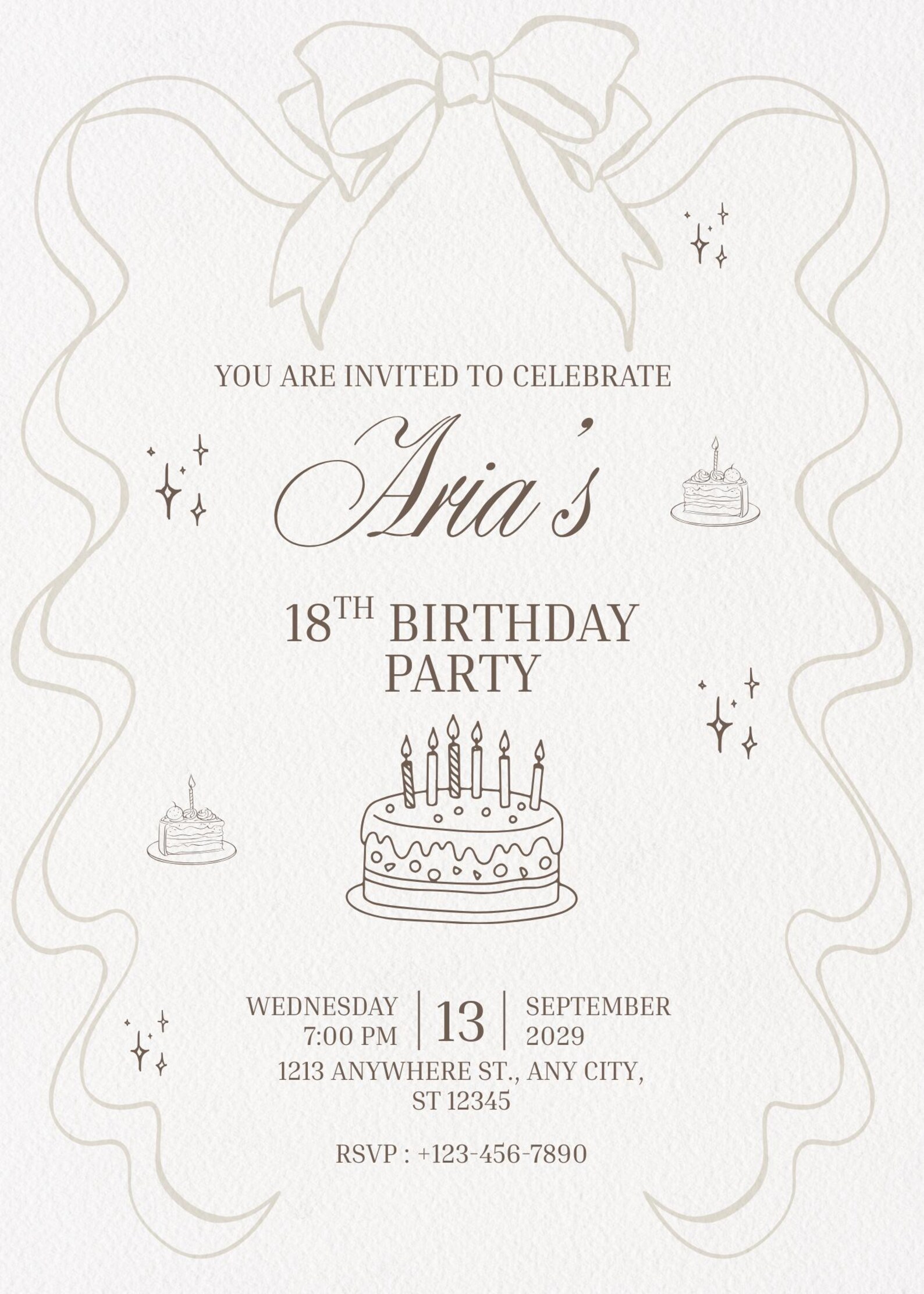 Birthday Invitation Template | Editable Birthday Invite | Printable ...