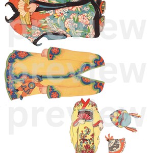 Paper Doll Halloween Costumes, Printable Children's Paper Doll Costumes ...