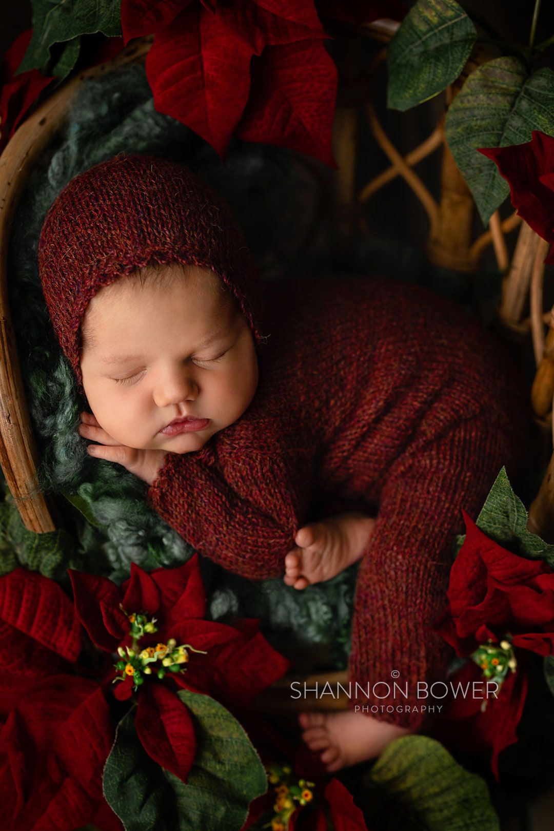 Newborn Sleeper Outfit Photo Prop Light Maroon Mix Newborn - Etsy