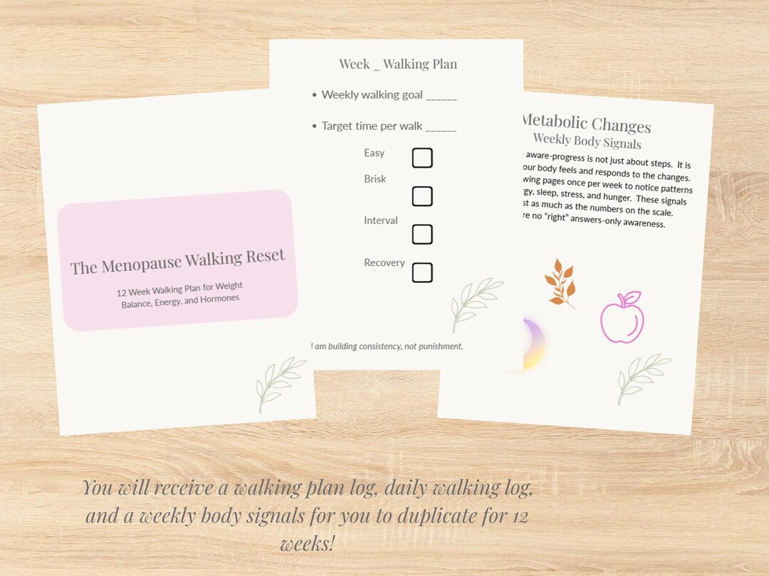 12 Week Walking Plan for Weight Balance, Energy, and Hormones - Etsy