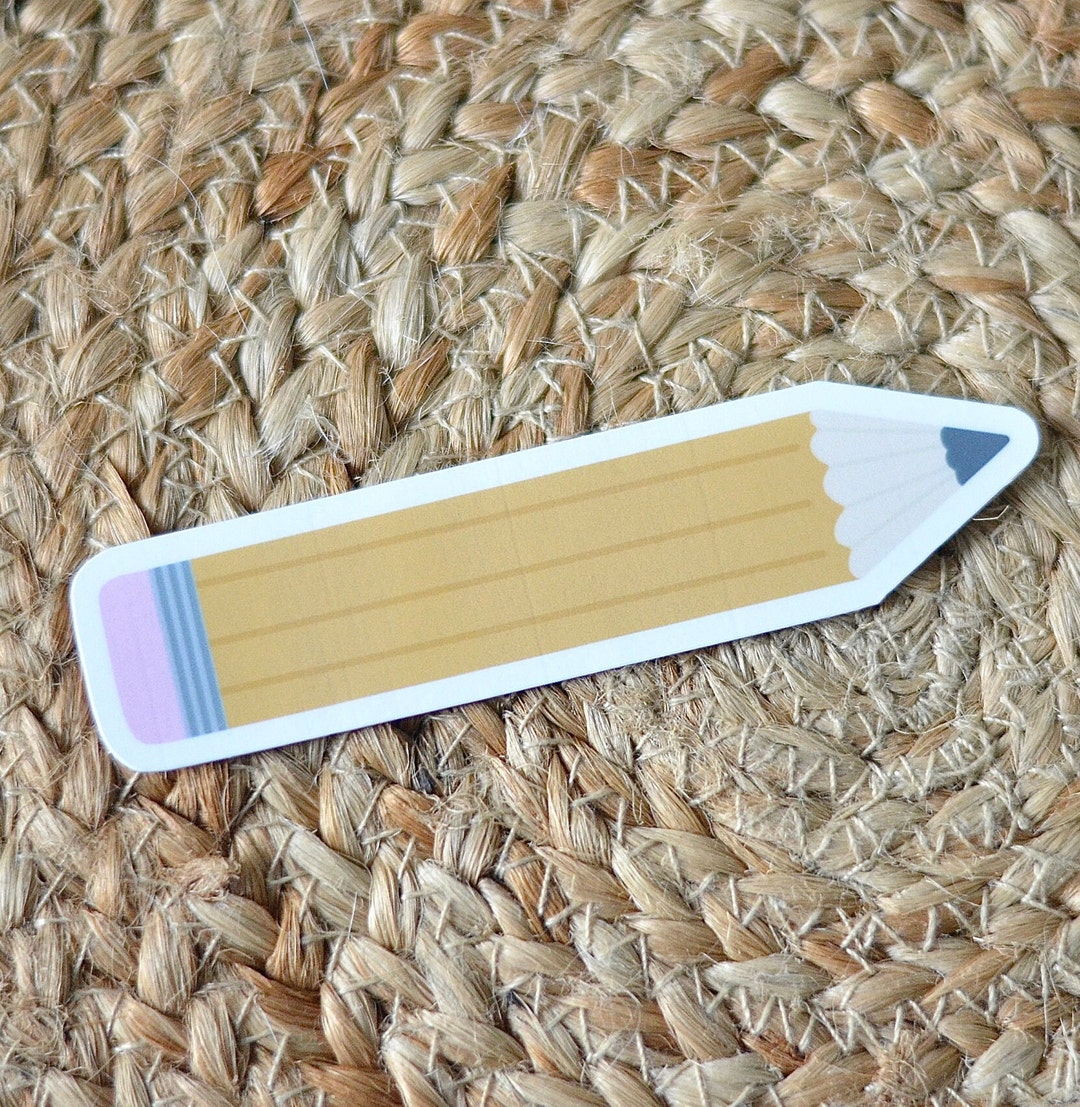No. 2 Pencil Sticker Vinyl Sticker Number 2 Pencil Teacher - Etsy