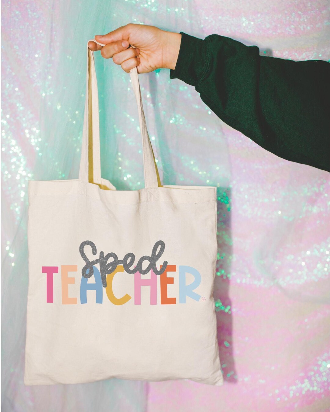 SPED Teacher Canvas Tote Bag, Special Education Teacher Tote Bag ...