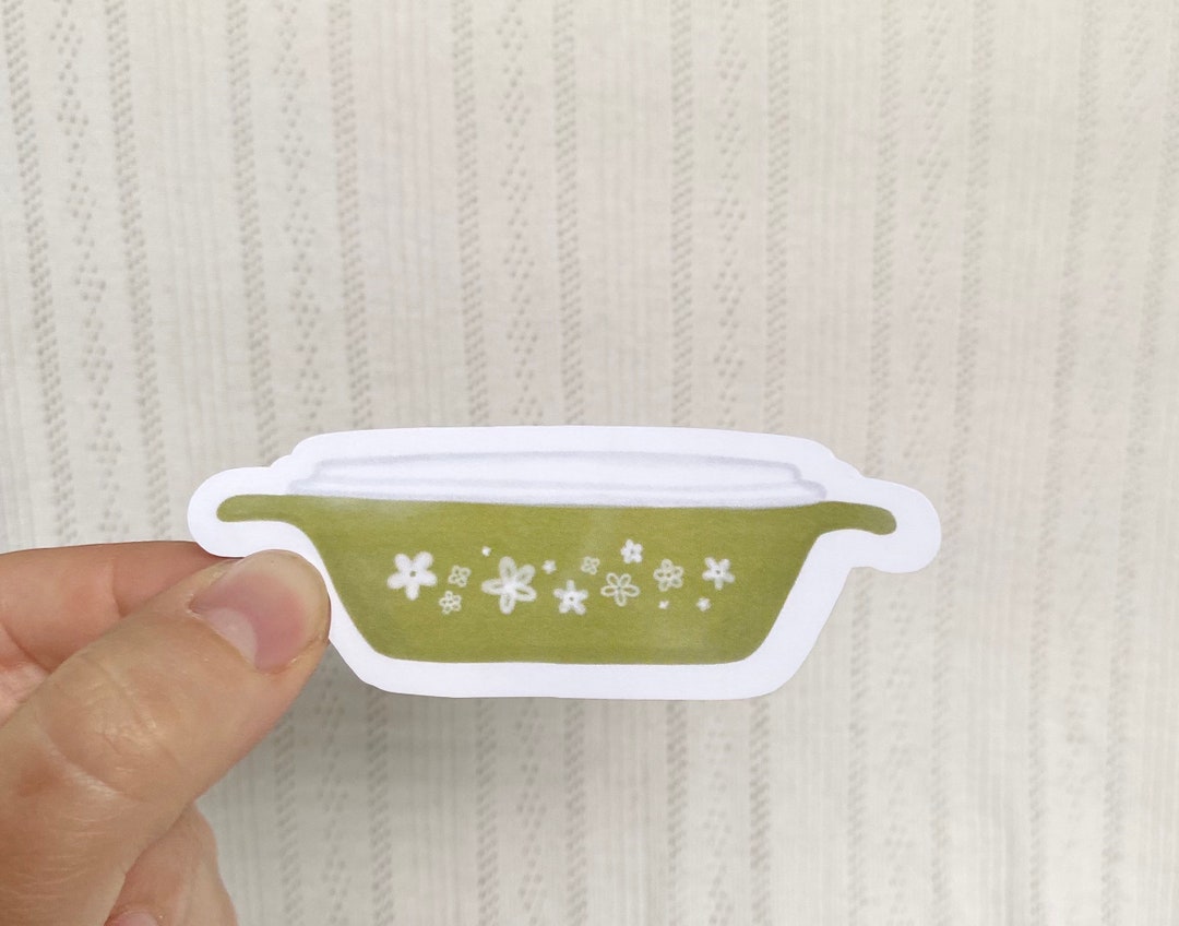 Spring Blossom Pyrex Sticker, Vintage Dish Ware, Pyrex Lover Gift ...