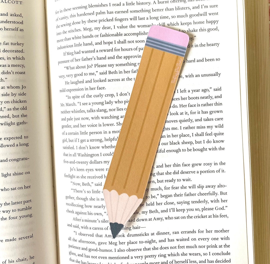 Pencil Bookmark, Teacher Gift, No. 2 Pencil Bookmark, Teacher ...
