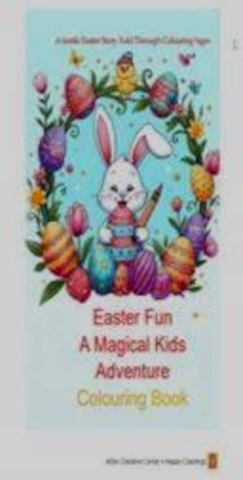 Easter Fun: A Springtime Colouring Adventure - Printable PDF Instant ...