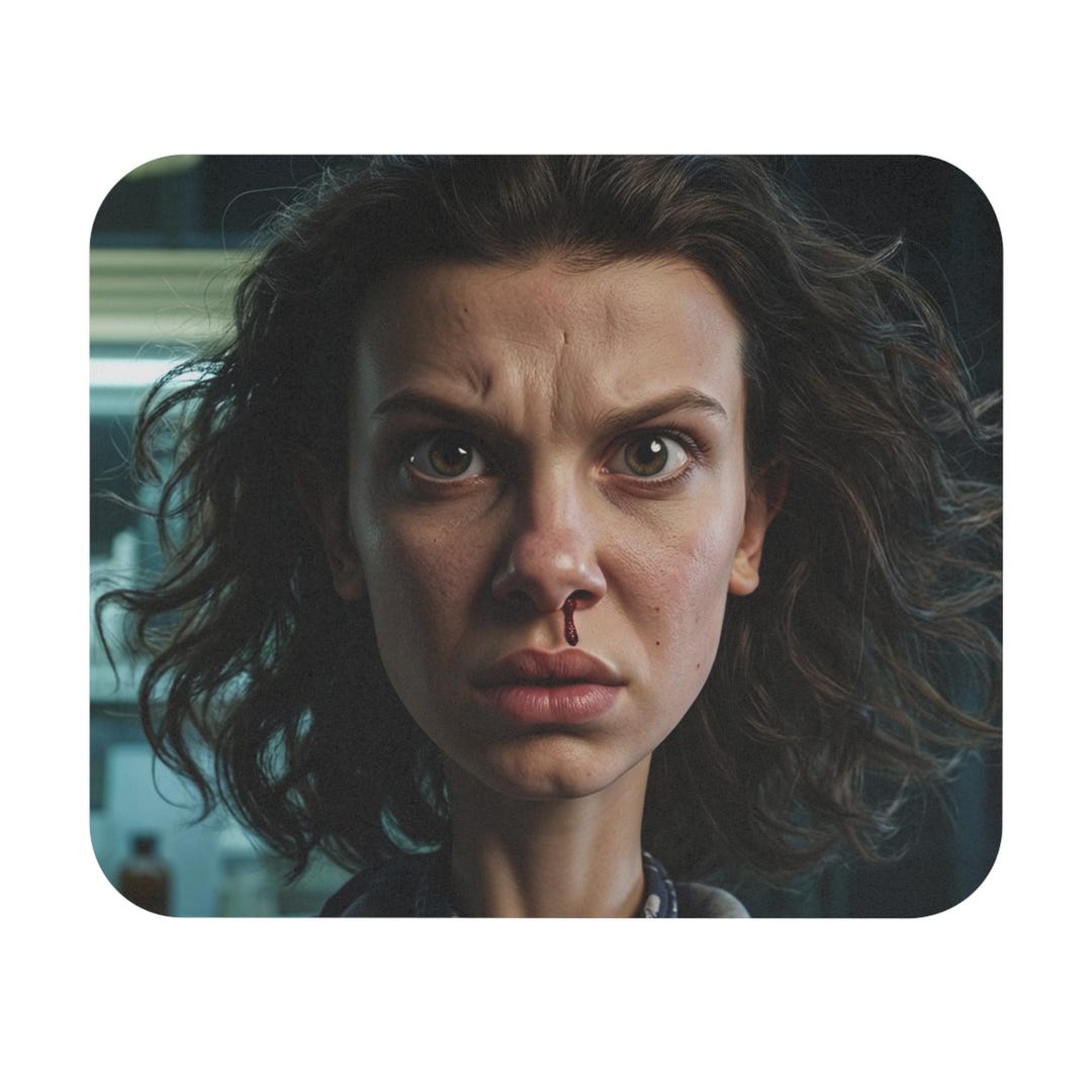 Millie Bobby Brown Caricature - Mouse Pad, 9" × 8" (23x20cm) - Etsy