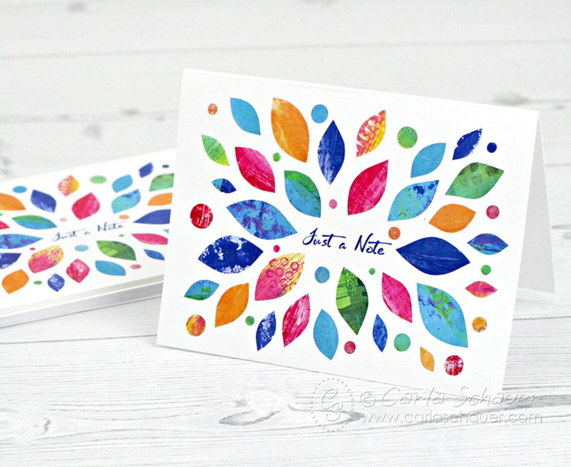 All-occasion Note Cards, Just a Note Cards, Blank Stationery, Folded ...