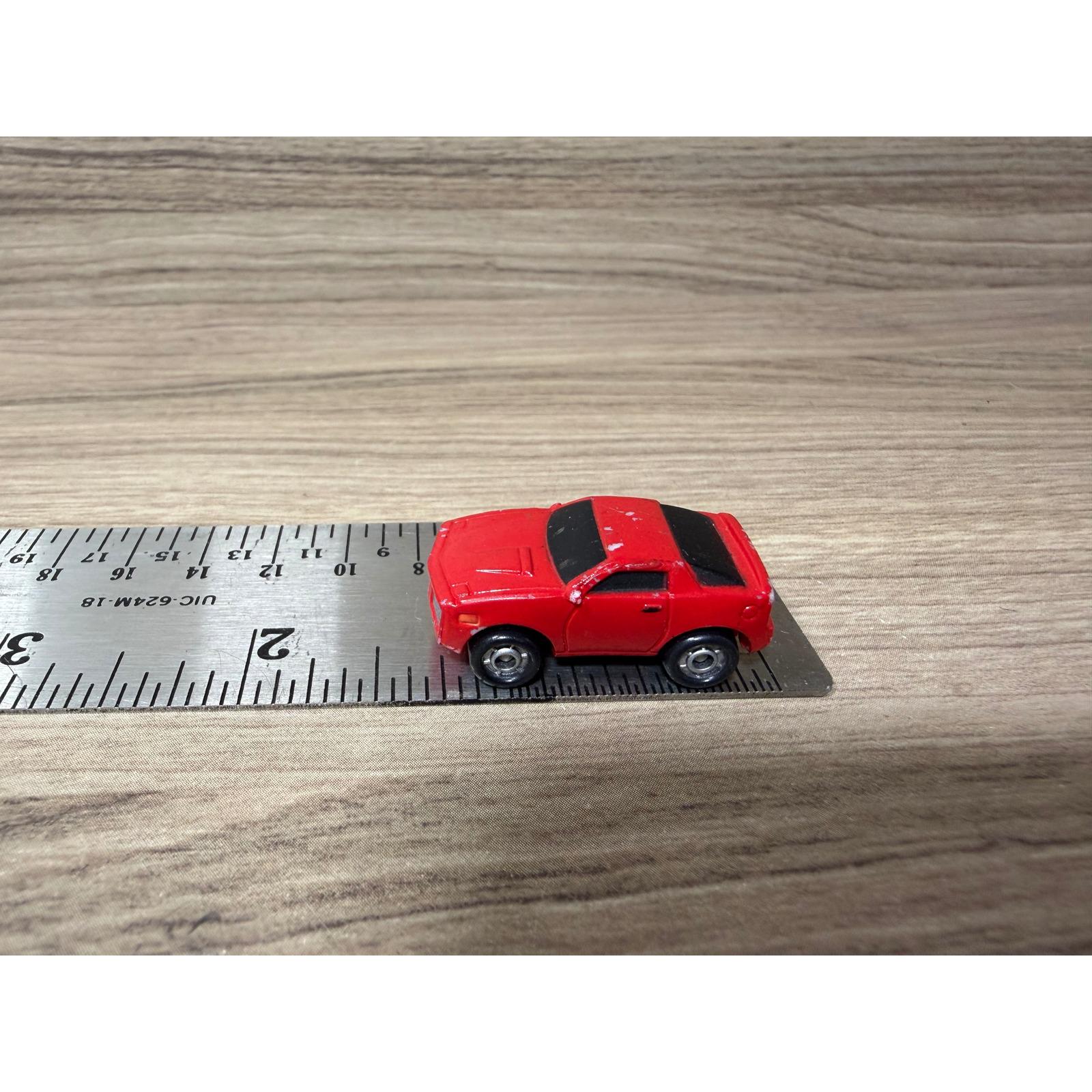 Vintage Micro Toy Car Red Sports Car Miniature Made in China 1.25 Inch ...
