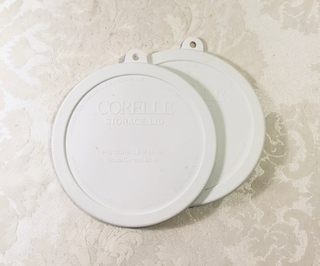 Corelle Lids for 18 Oz Bowls Set of 2 Storage Lids - Etsy