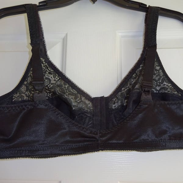 Vintage Black Bra - Etsy