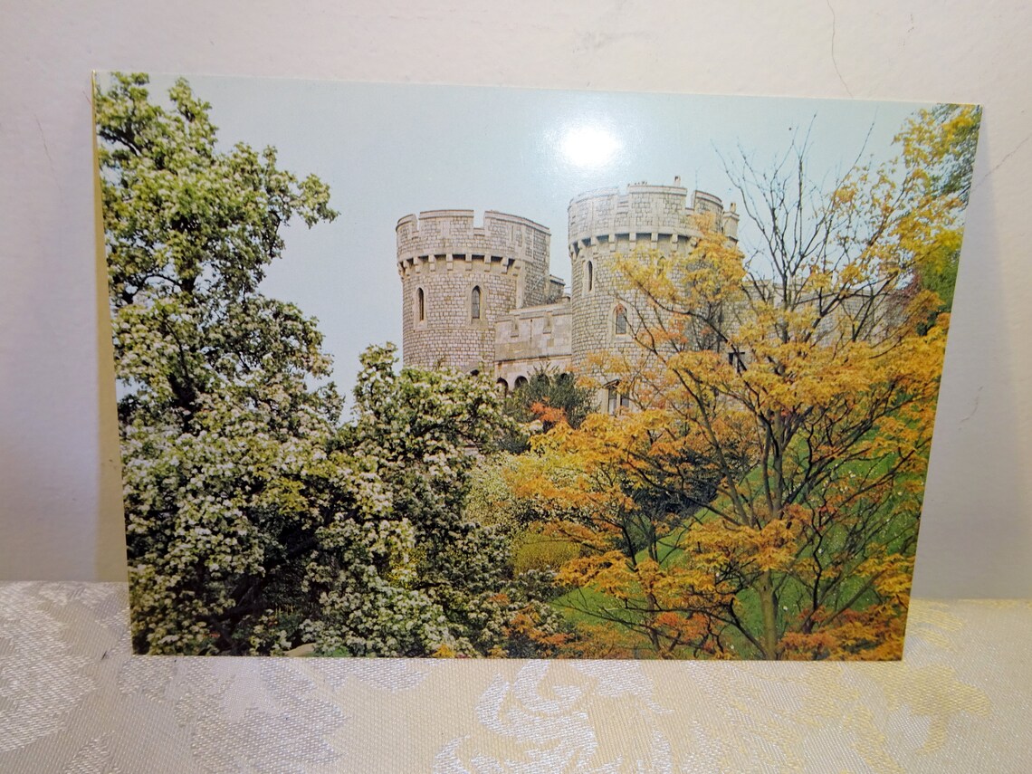 Vintage Postcards Windsor Castle Unused 7 Postcards UK England | Etsy
