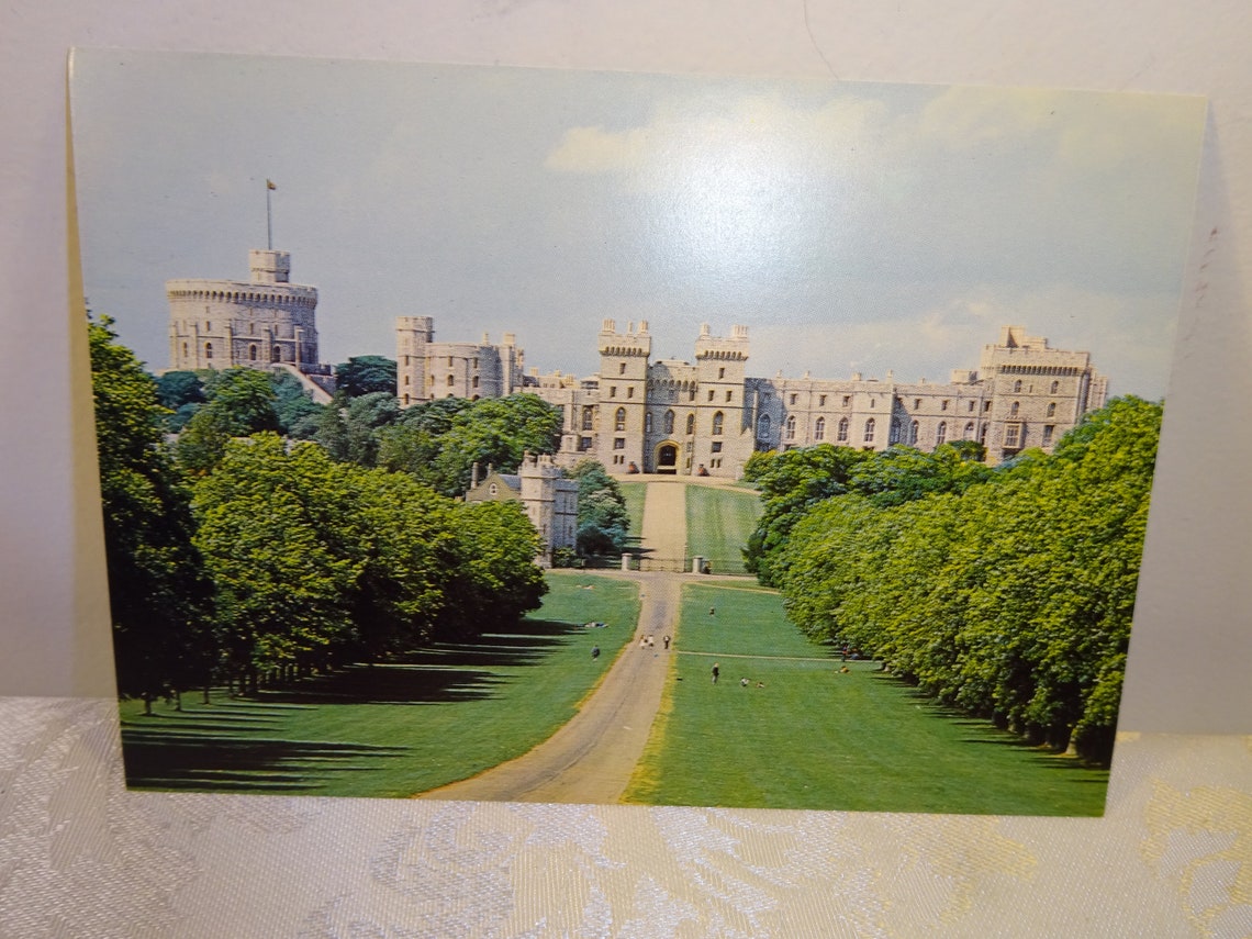 Vintage Postcards Windsor Castle Unused 7 Postcards UK England | Etsy