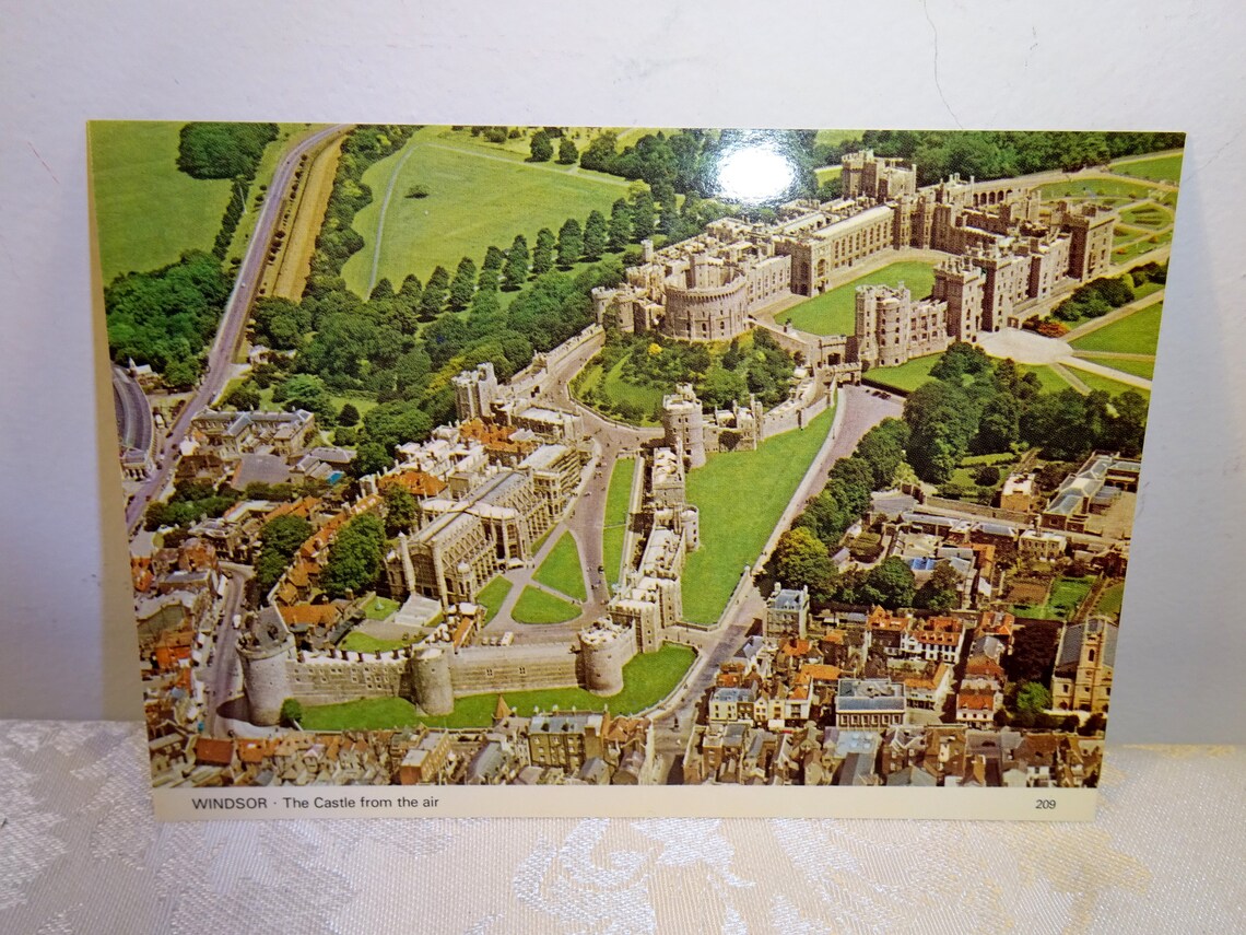 Vintage Postcards Windsor Castle Unused 7 Postcards UK England | Etsy