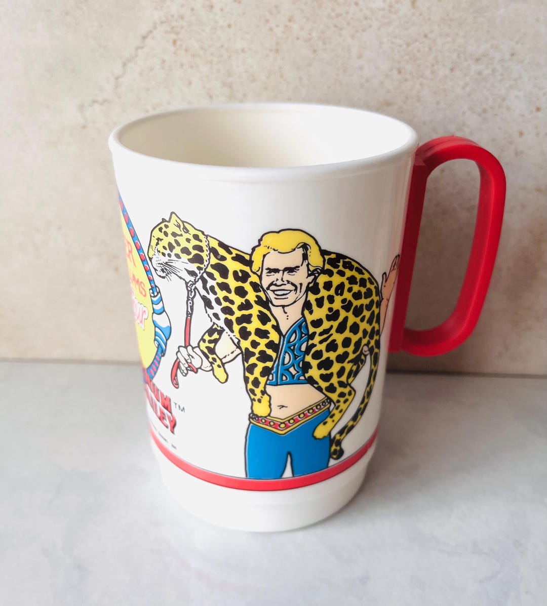 Gunther Gebel-williams Plastic Cup Ringling Bros Circus 1988 Large ...