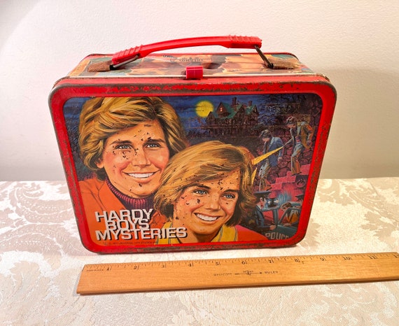 Vintage Hardy Boys Lunch Box Metal Lunch Box 1977 - Gem