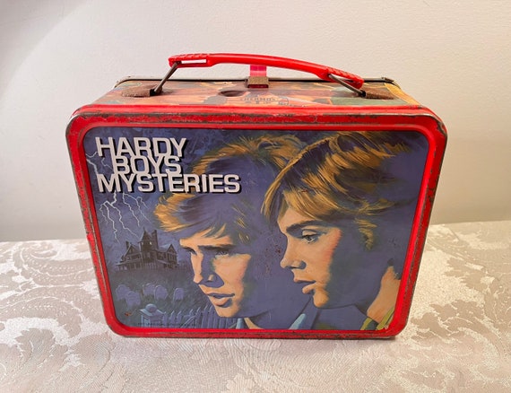 Vintage Hardy Boys Lunch Box Metal Lunch Box 1977 - Gem