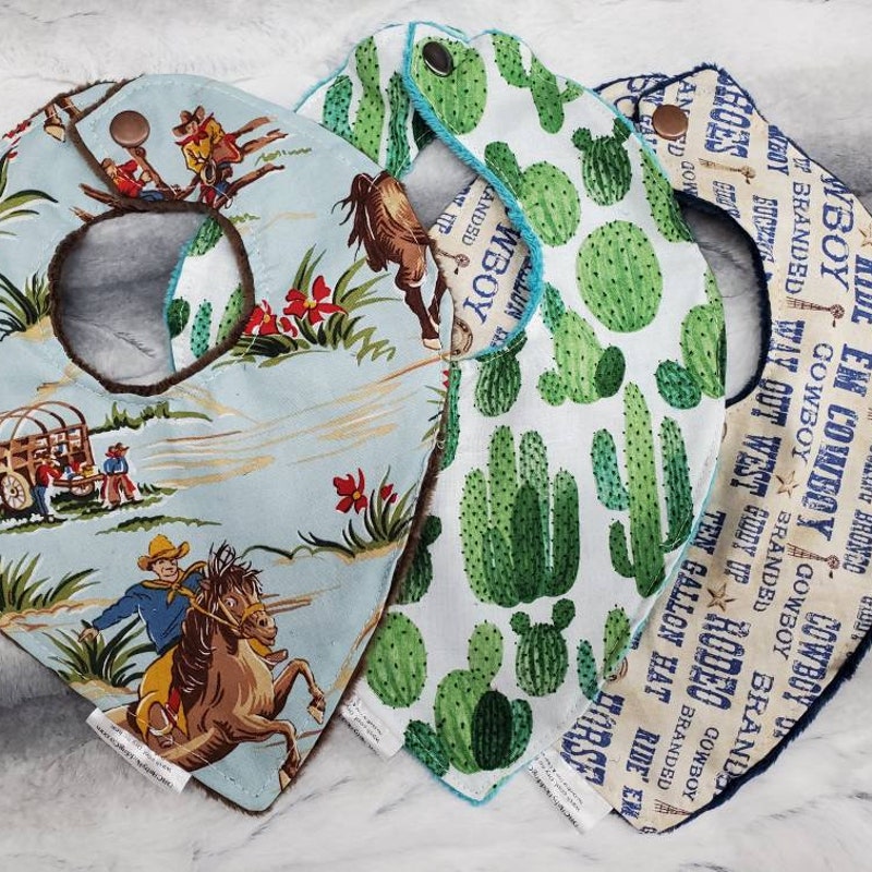 Cowboy Bib - Etsy