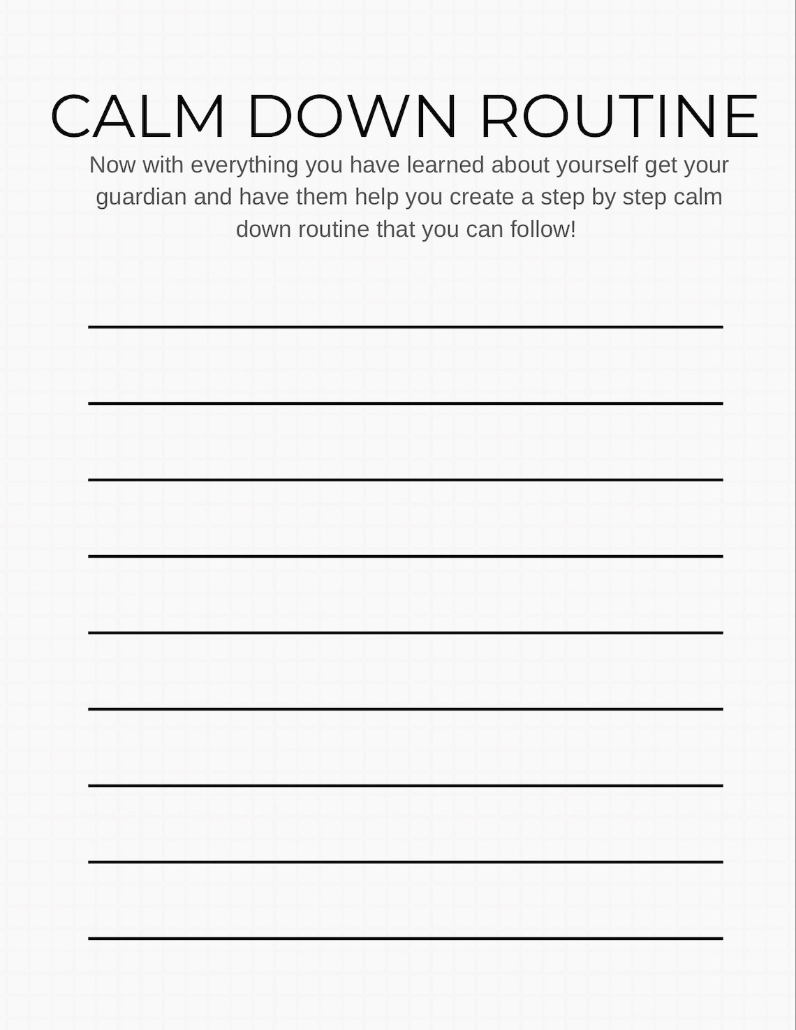 Emotional Regulation Worksheets | Calm Down Tools for Kids (digital ...