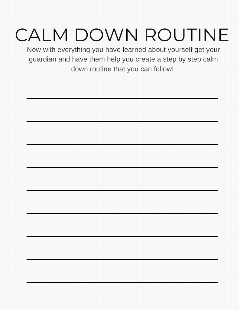 Emotional Regulation Worksheets | Calm Down Tools for Kids (digital ...