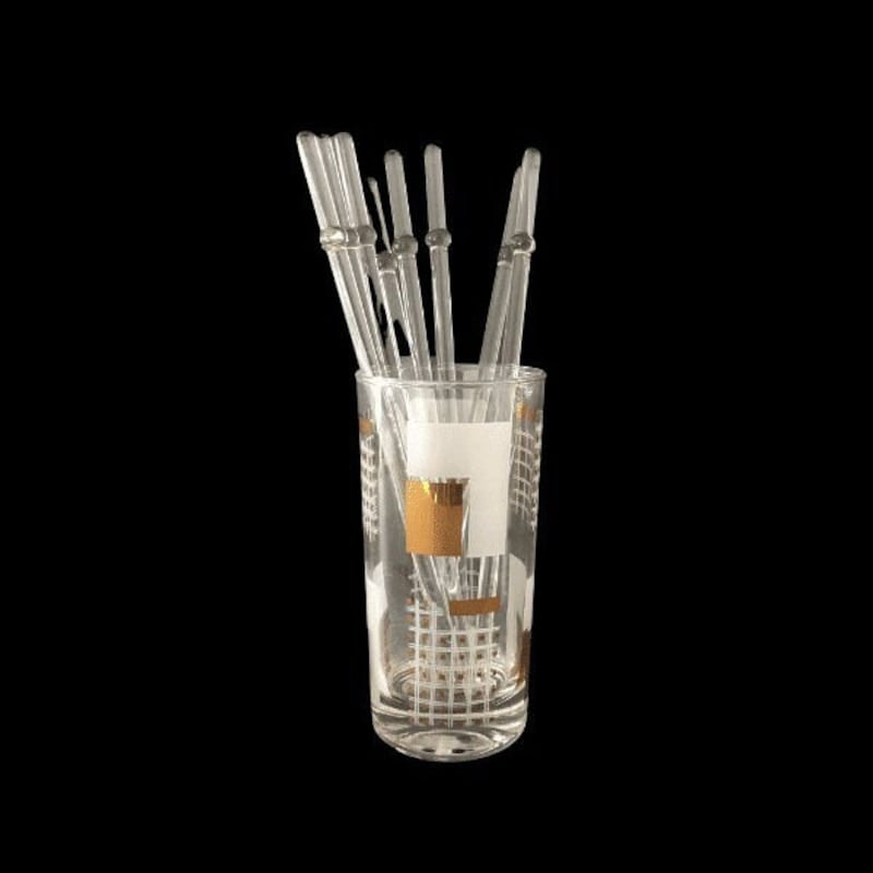 Glass Cocktail Stirrers - Etsy