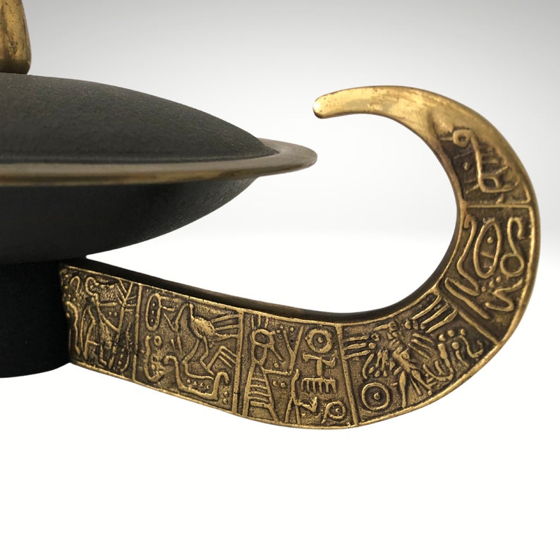 Israeli Footed Bowl Mid Century Modern Hieroglyphics on - Etsy