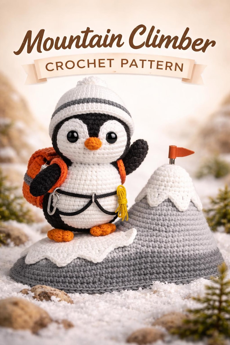 Nihilist Penguin Amigurumi Pattern PDF – Penguin Crochet Pattern With ...