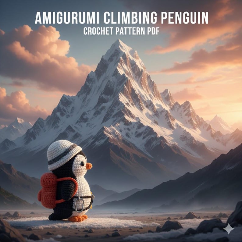 Nihilist Penguin Amigurumi Pattern PDF – Penguin Crochet Pattern With ...