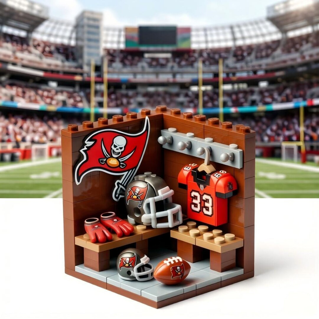 Rugby Team Locker Room Building Blocks Set, 3D Puzzle - Etsy UK