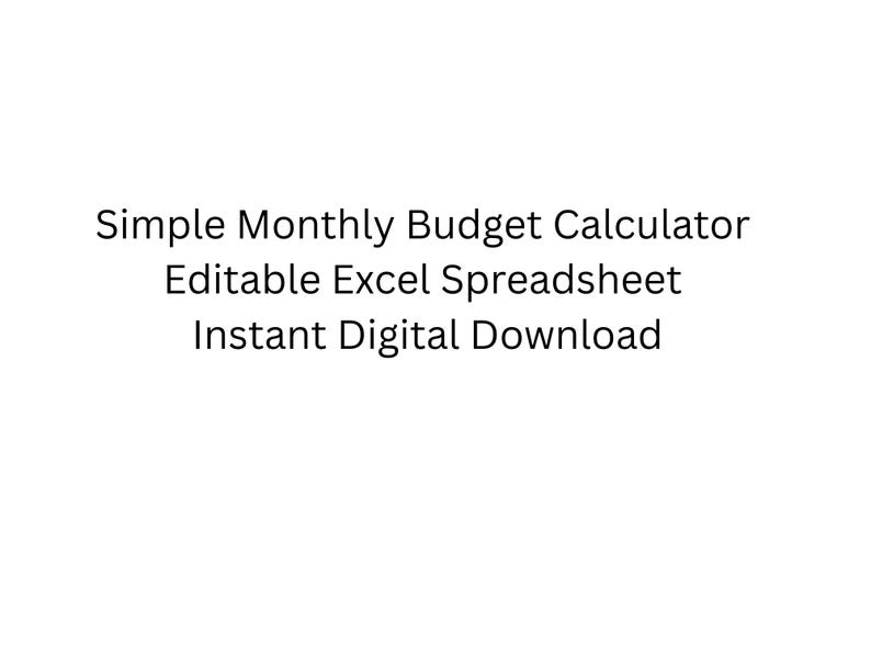 Simple Bills & Expenses Tracker Spreadsheet | Monthly Bill Tracker ...