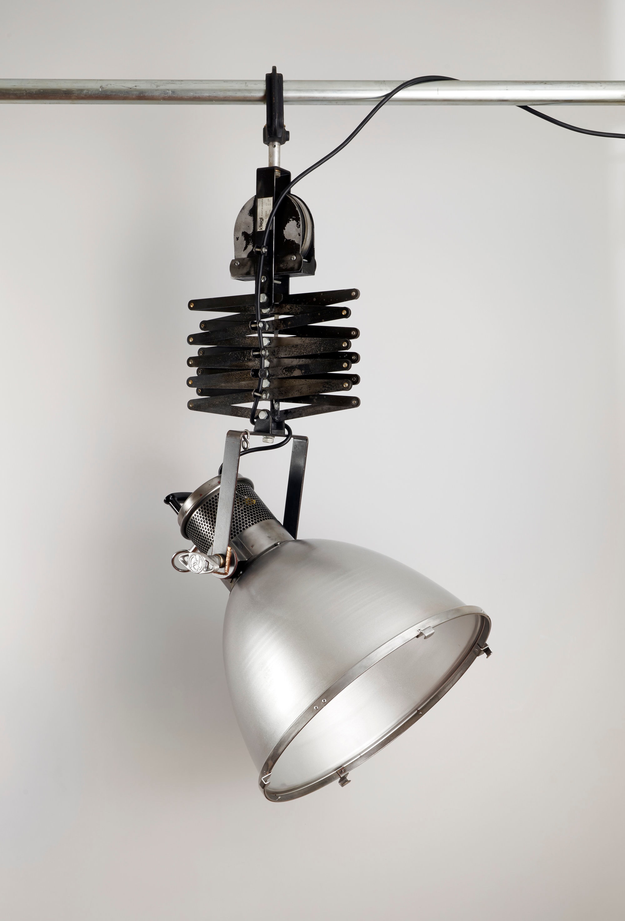 1970's Mole Richardson 2K open-face scoop on Pantographic extending stand