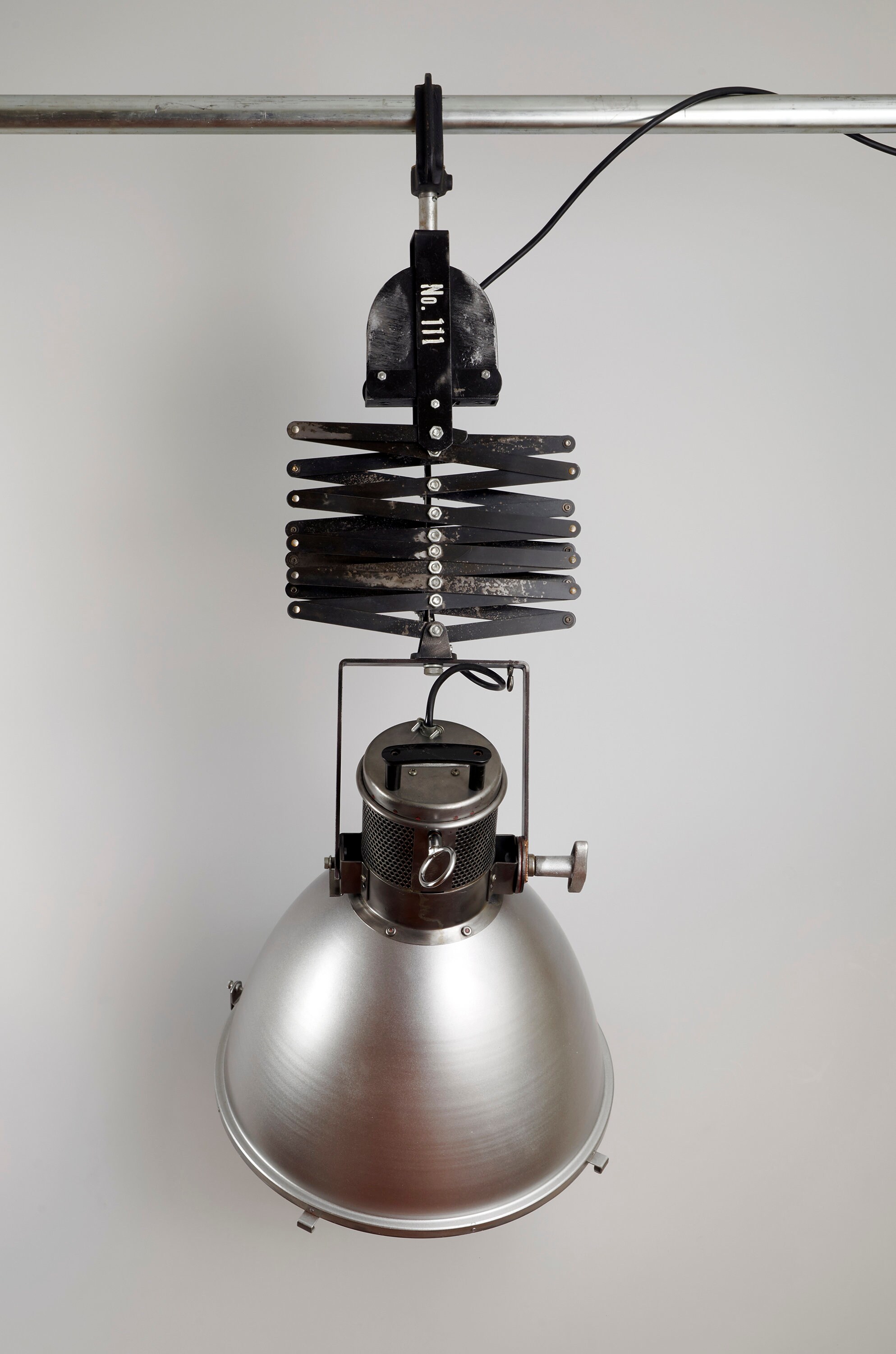 1970's Mole Richardson 2K open-face scoop on Pantographic extending stand