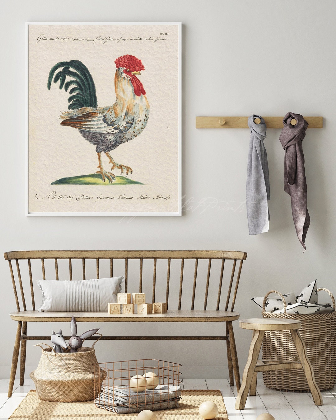 Amusing Chicken Poultry Poster Print Farmhouse Decor Primitive - Etsy