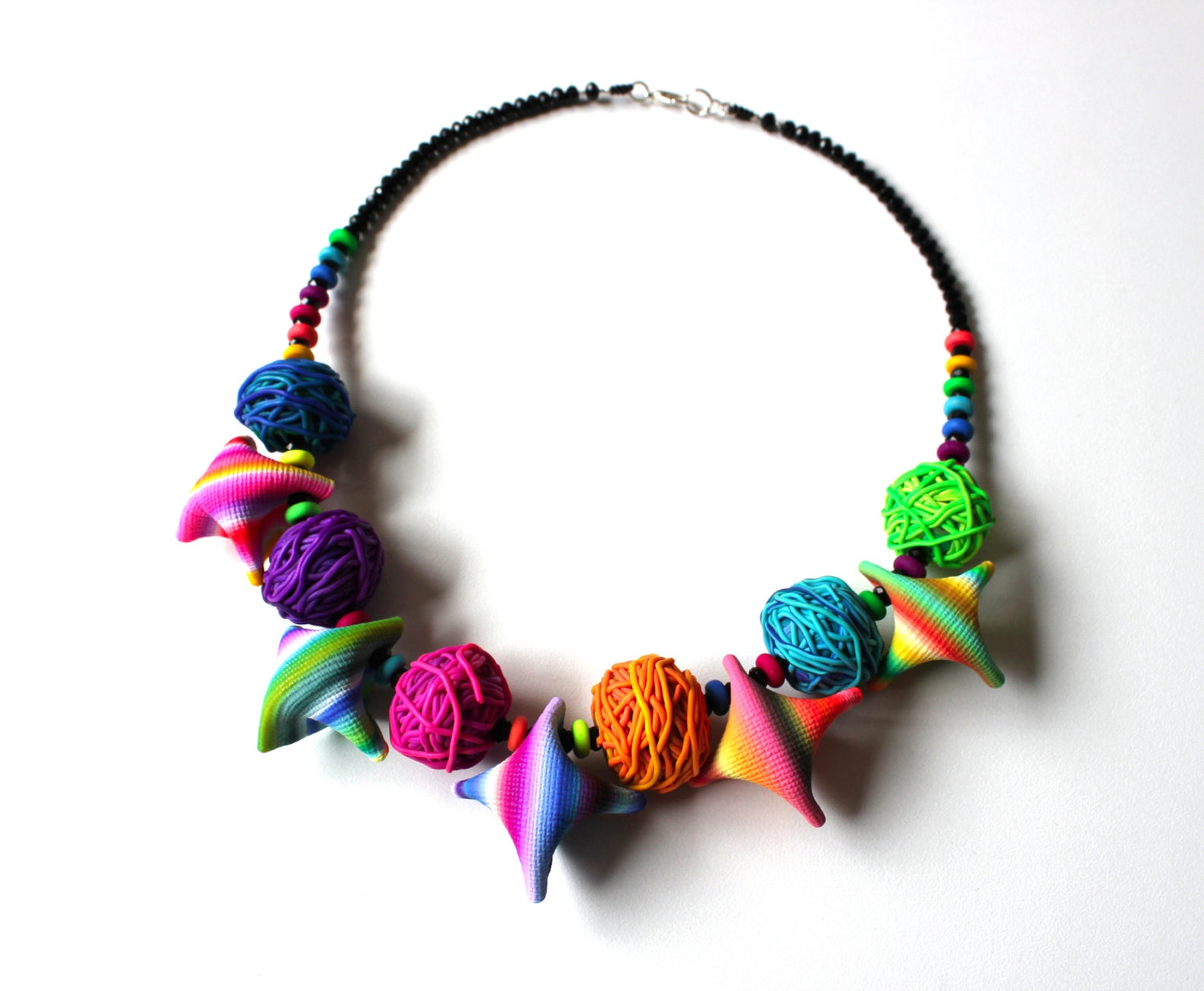 Polymer Necklace Clothes and Skeins, Made to Order, Handmade. - Etsy