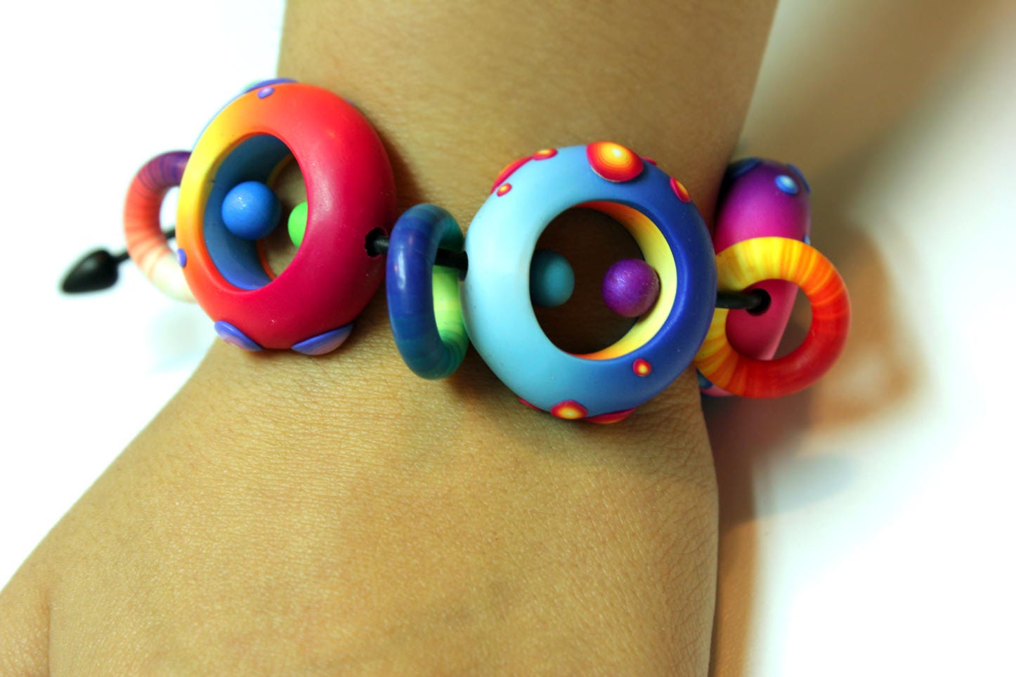 Polymer Clay Bracelet polymer bracelet whimsical bracelet | Etsy