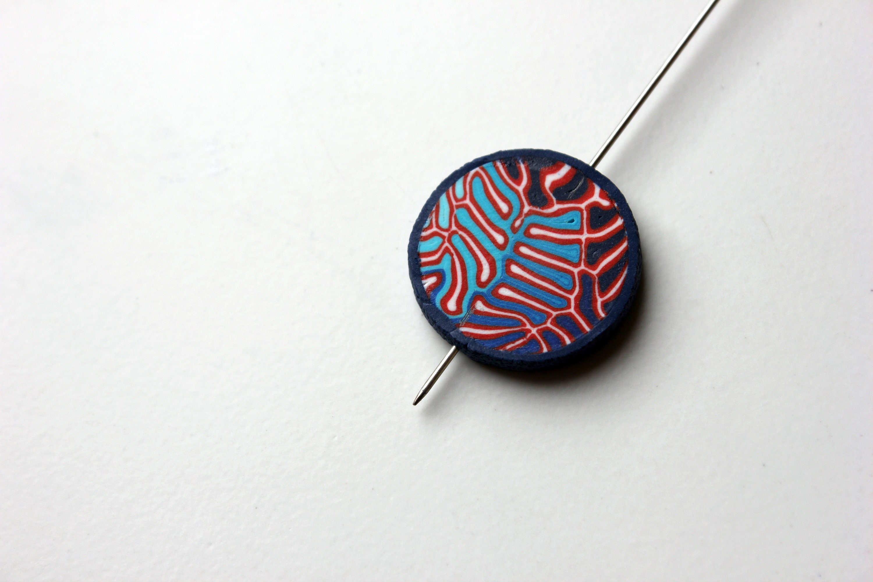 Brain Cane Polymer Clay Necklace Step by Step Tutorial. Spanish Version ...