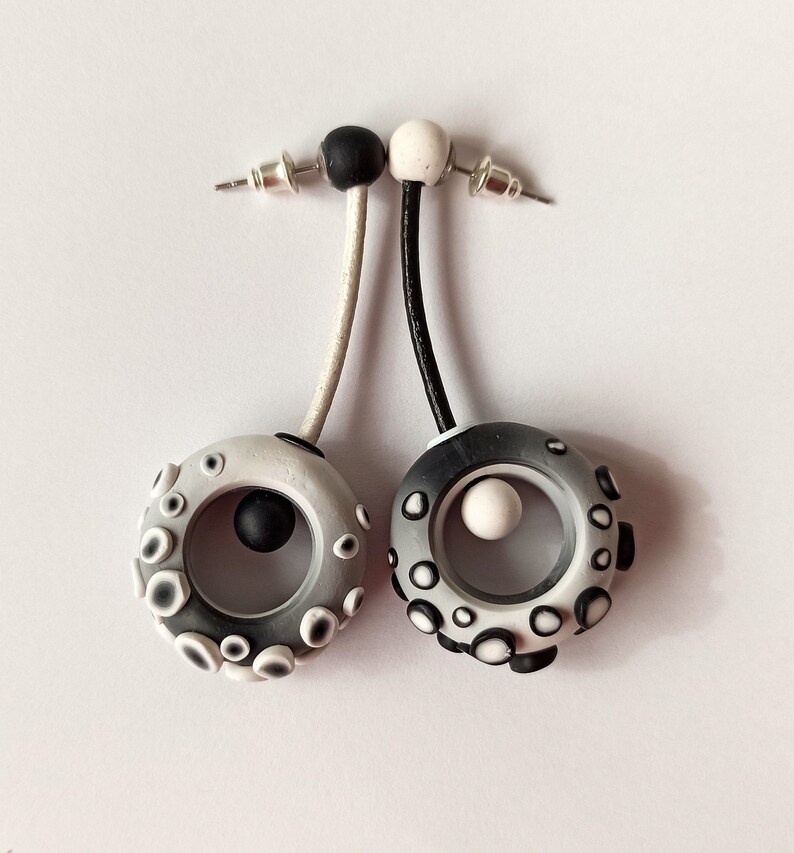 Colorful Original and Funny Polymer Clay Earrings - Etsy