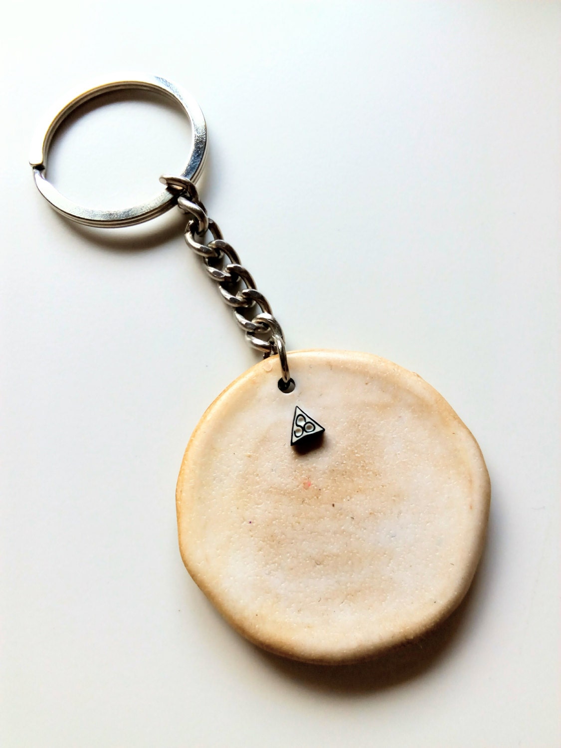 Polymer Clay Pizza Keychain, Handmade - Etsy