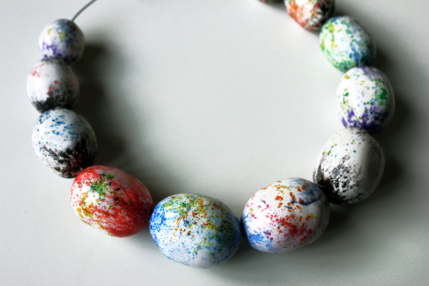 Lightened Mottled Beads, Polymer Clay Tutorial. English Version - Etsy