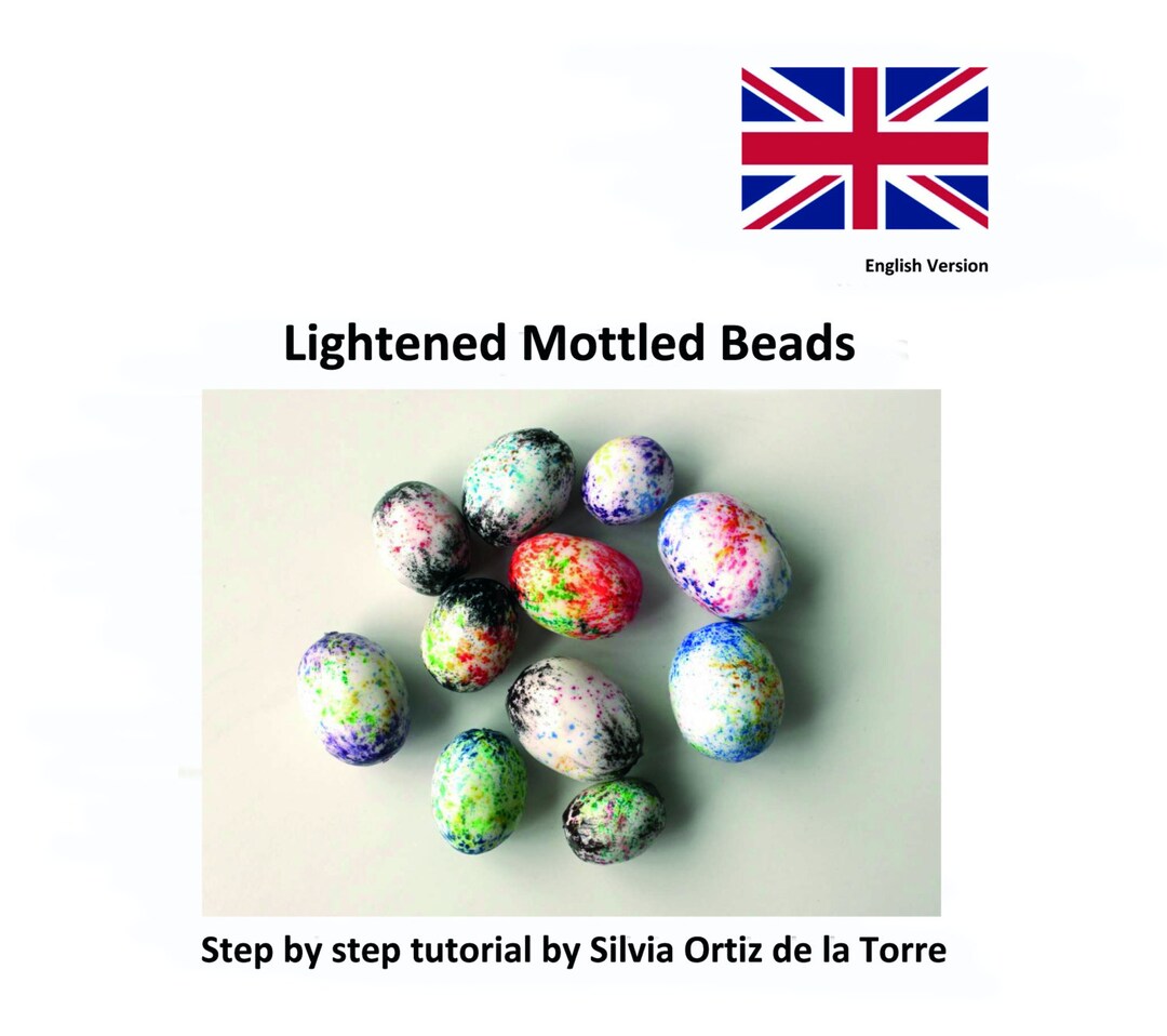 Lightened Mottled Beads, Polymer Clay Tutorial. English Version - Etsy