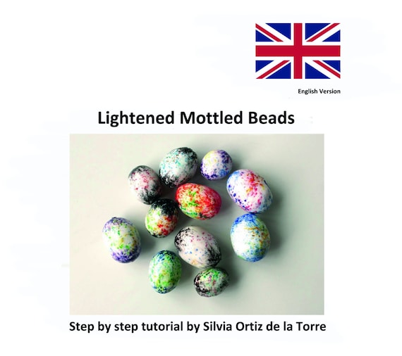Lightened Mottled Beads Polymer Clay Tutorial. English | Etsy